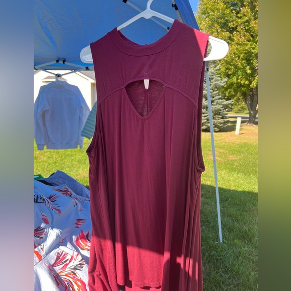 torrid | Tops | Torrid Rich Burgundy Sleeveless Tank Top | Poshmark